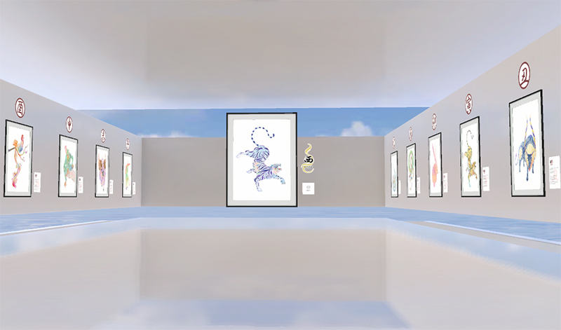 メタバースギャラリー -Metaverse gallery-｜Illustrator Hideaki Shibayama